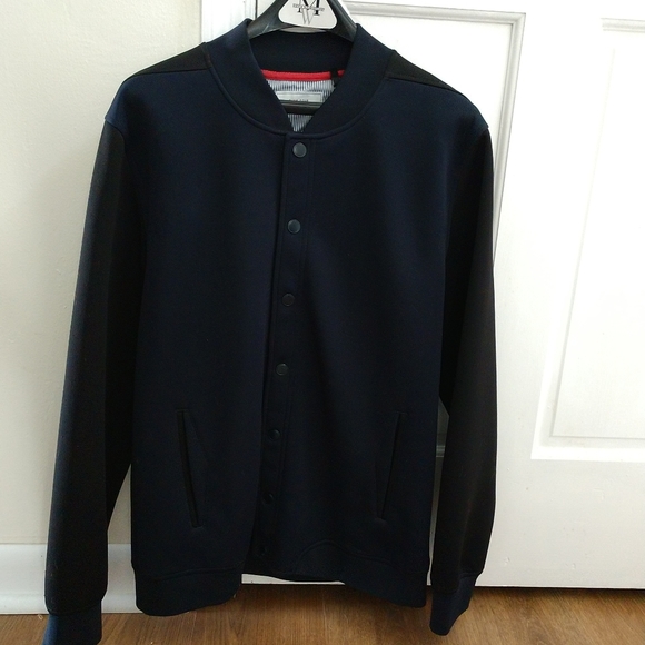 Five Four | Jackets & Coats | Five Four Yeager Navy Blue Black Mens ...